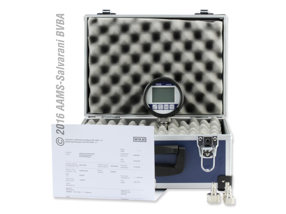 Pressure gauge tester